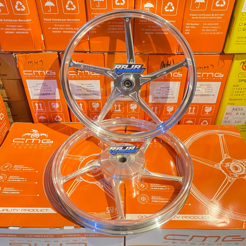 Jual VELG CMG 511 MODEL ENKEI RING 17 140/160x17 VARIO 125 , BEAT , SCOOPY VELG RACING CMG 511 ...