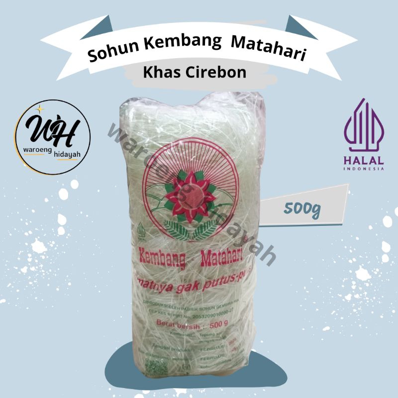 Jual Sohun Kembang Matahari Khas Cirebon 500 gram (Cocok: Baso, Soto ...