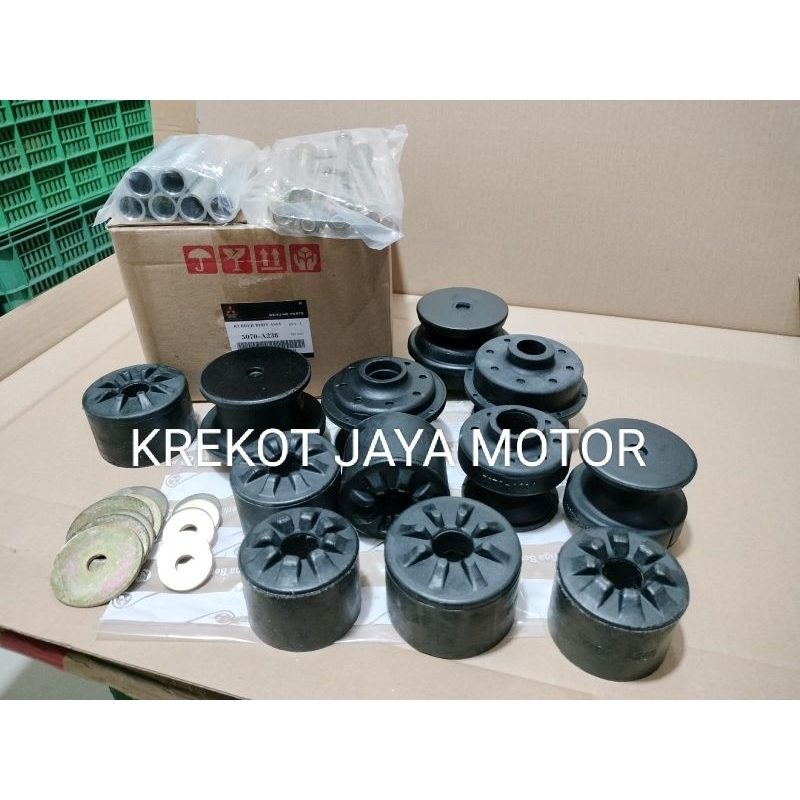 Jual KARET KABIN MOUNTING BODY SET MITSUBISHI TRITON NEW HDX KLT3 1SET ...