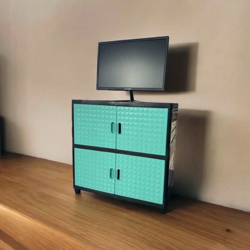 Jual LEMARI TV/LEMARI TV 4PINTU ELCO | Shopee Indonesia