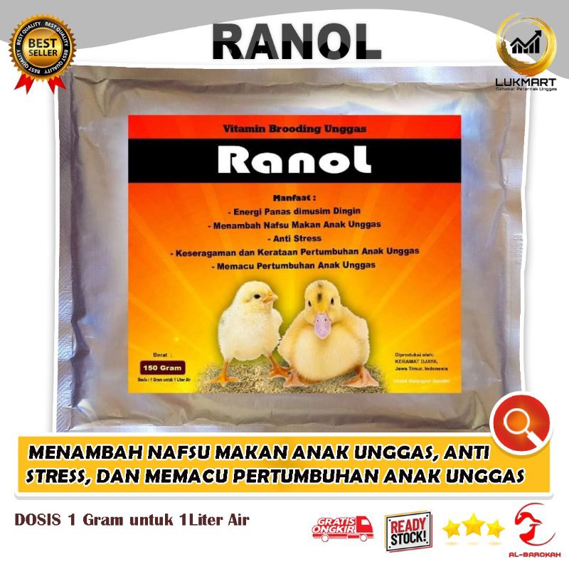Jual Vitamin Ayam - Vitamin Anak Ayam - Ranol - Vitamin Brooding Ayam ...