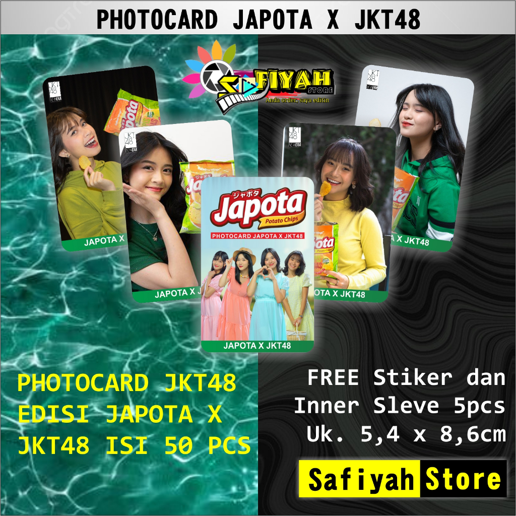 Jual Photocard JKT48 edisi Japota x JKT48 isi 50 Pcs Murah Ready Stok Limited Edition| Fanmade ...