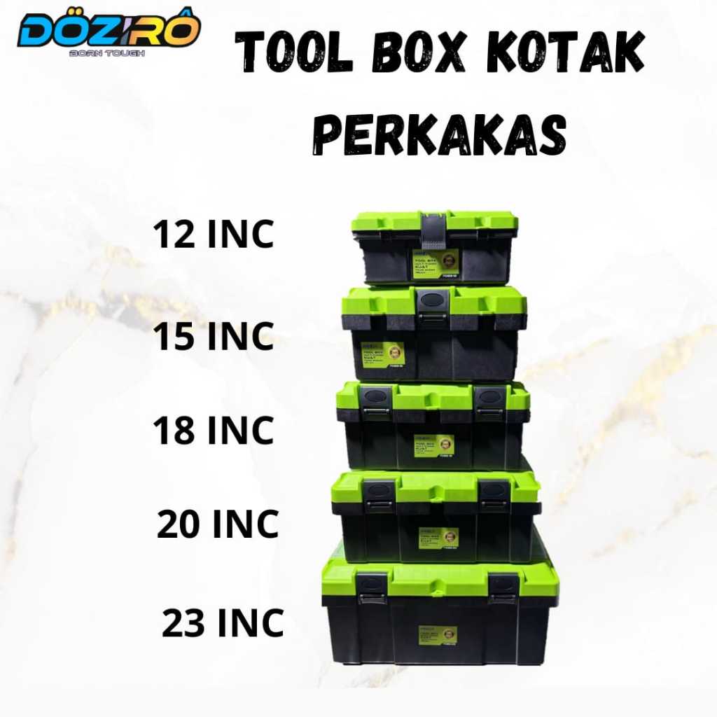 Jual Tool Box Besar Bahan PVC Toolbox Kotak Peralatan Perkakas kotak ...