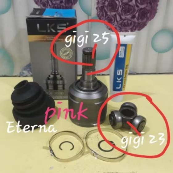 Jual CV Joint Dalam As Roda Depan Dalam As Tarik Mitsubishi Eterna | Shopee Indonesia