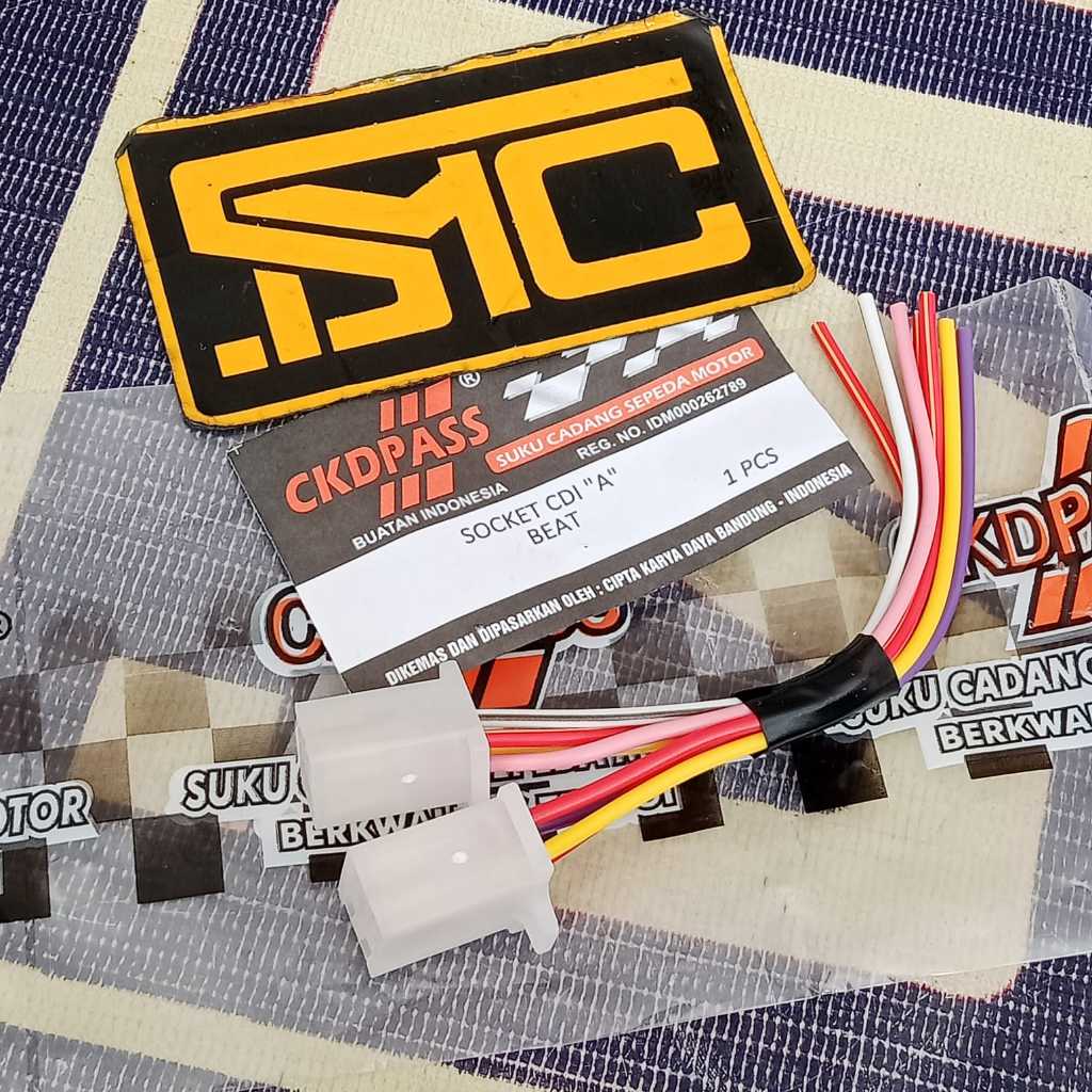 Jual Soket Cop Cdi + Lawan Socket Cdi Honda Beat Lama / Scoopy / Spacy ...