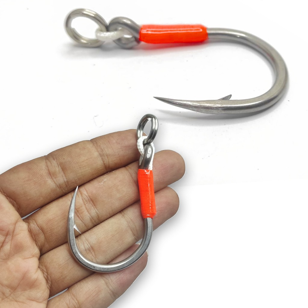 Jual Single Hook Inline Mata Kail Pancing untuk Minnow Popper Stickbait ...