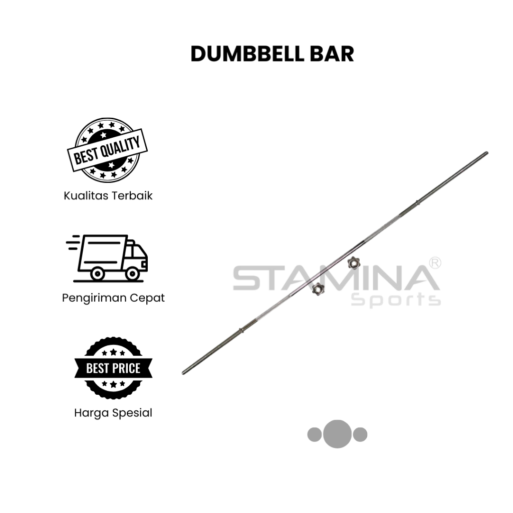 Jual Stamina Sports - Dumbell Bar 120 CM | Shopee Indonesia