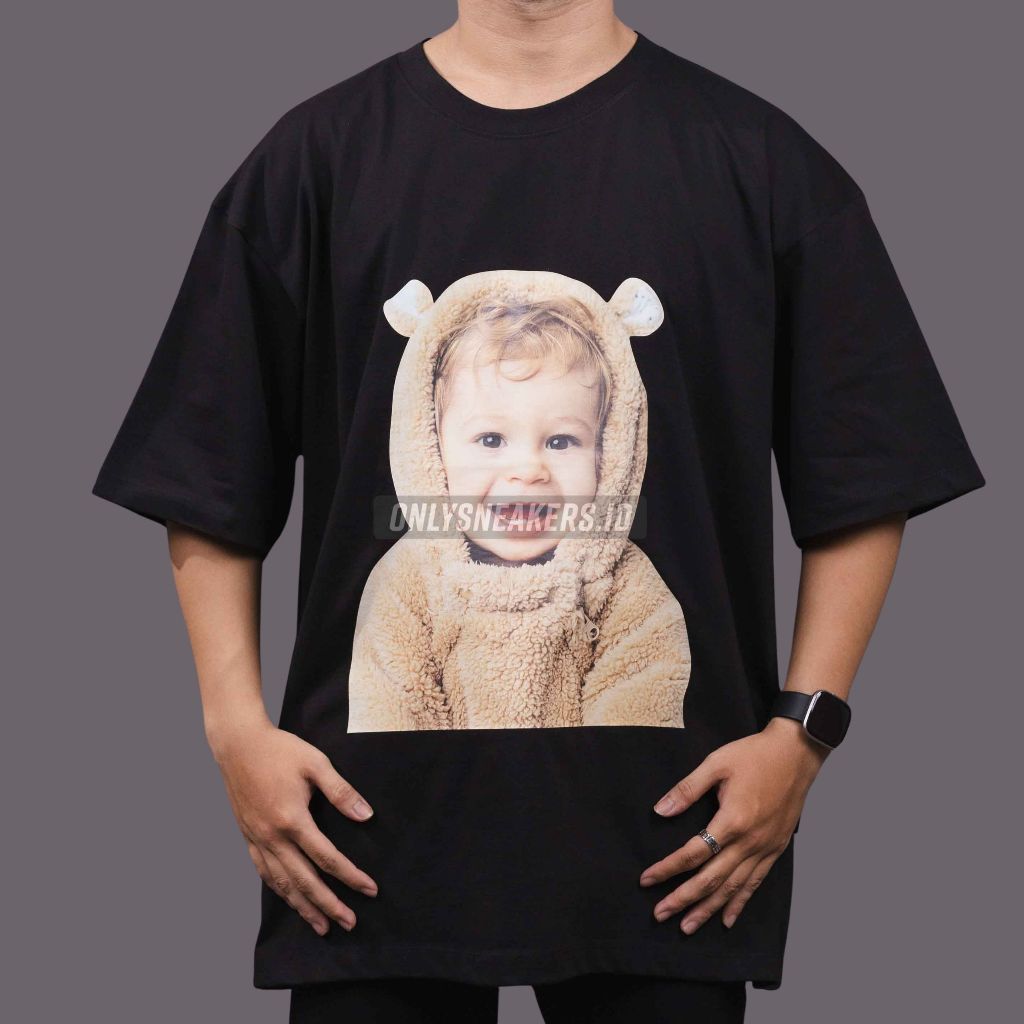 Jual ADLV BABY FACE BEAR DOLL BLACK TEE (100% AUTHENTIC) | Shopee Indonesia