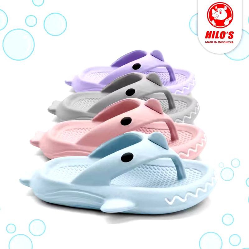 Jual sandal hiu dewasa sandal karet dengan model hiu baby shark ...