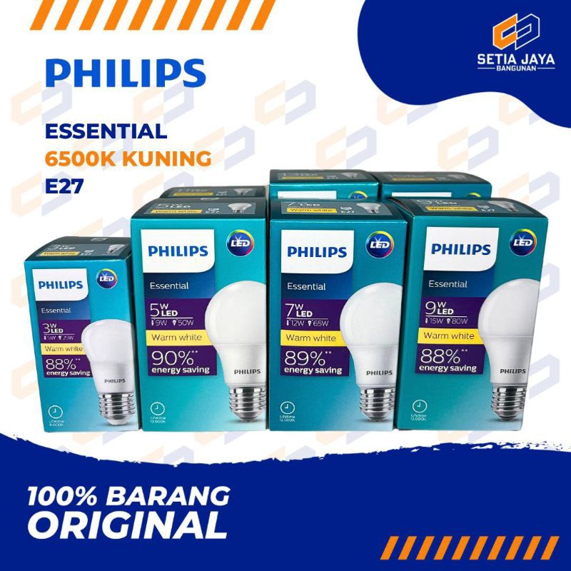 Jual Lampu / Bohlam Led Kuning Philips 3 / 5 / 7 / 9 / 11 Watt ...