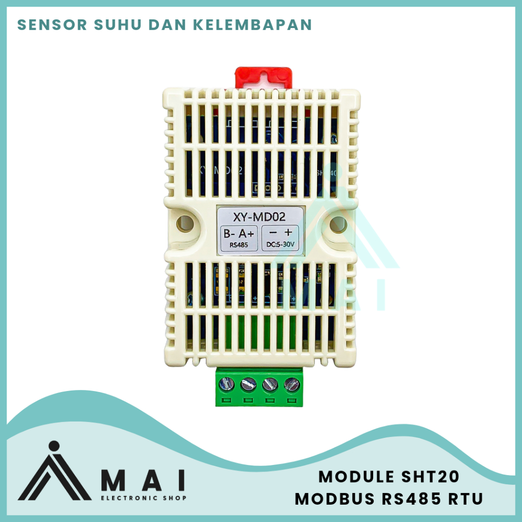 Jual SHT20 Modbus RS485 RTU Temperature and Humidity Sensor | Shopee ...