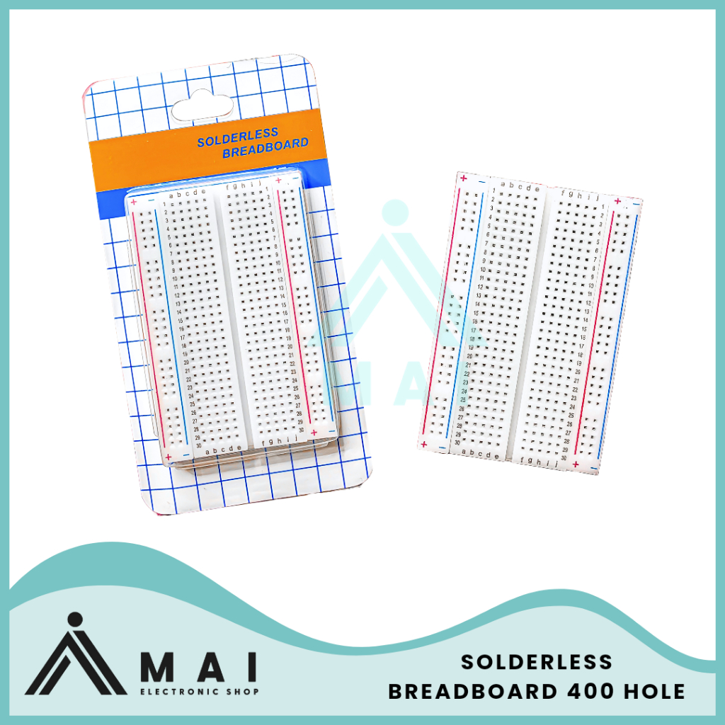 Jual Breadboard Mini 400 Point/Hole | Shopee Indonesia