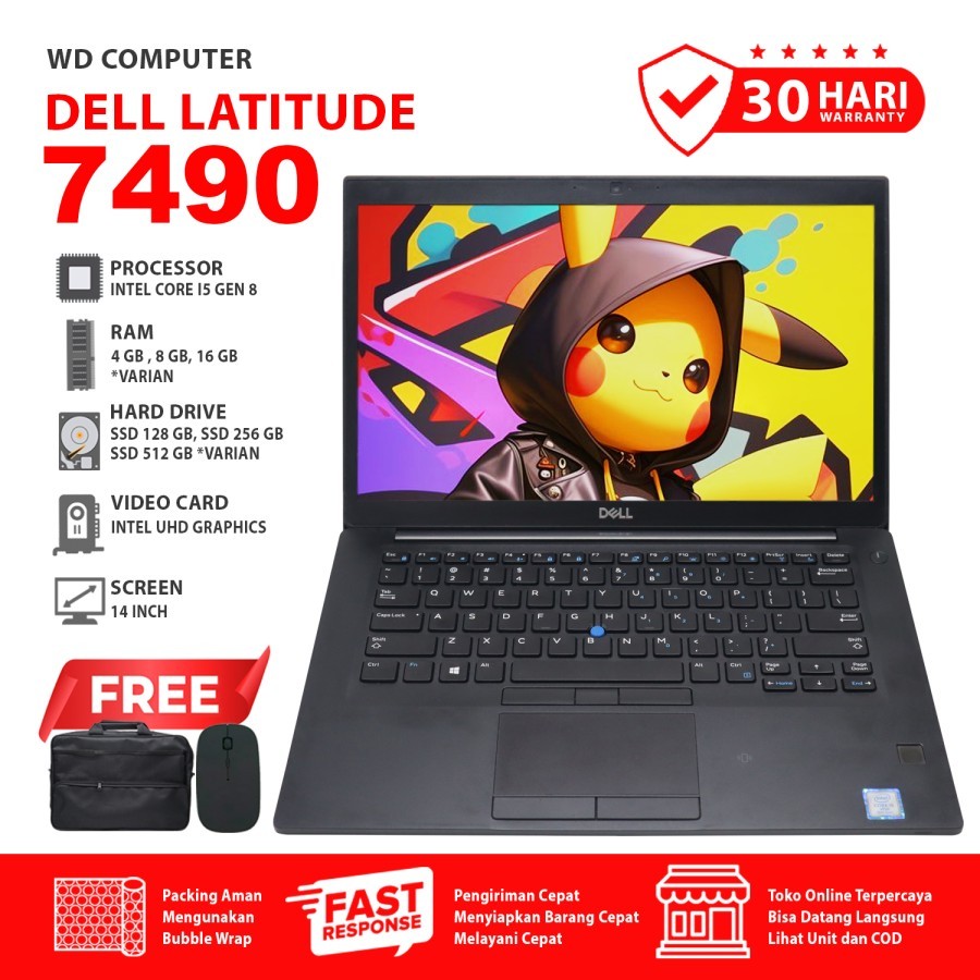 Jual [WDKOMPUTER] Promo Laptop Dell 7490 Intel Core I5 Gen 8 Ram 16 Gb ...