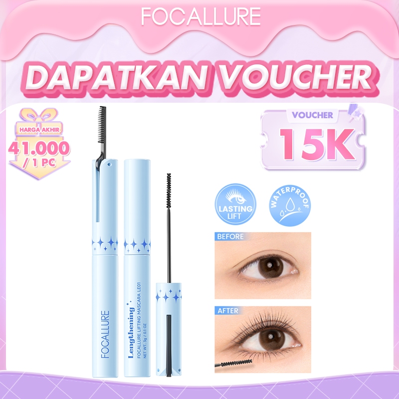 Jual FOCALLURE Pro-Length 2MM Ultra-fine Waterproof Mascara Extra Curl ...