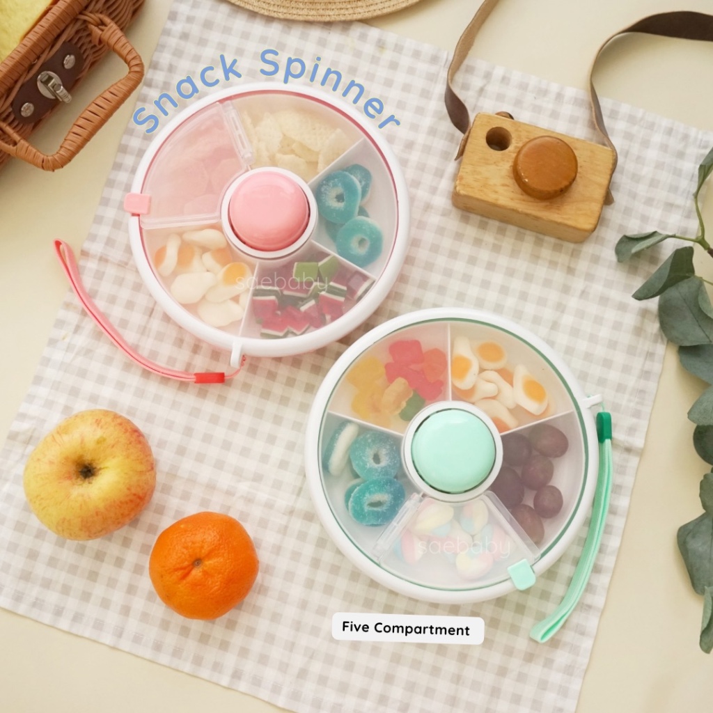 Jual SAE Snack Spinner, Snack Tray for Kids, Tempat Snack Anak, Tempat ...