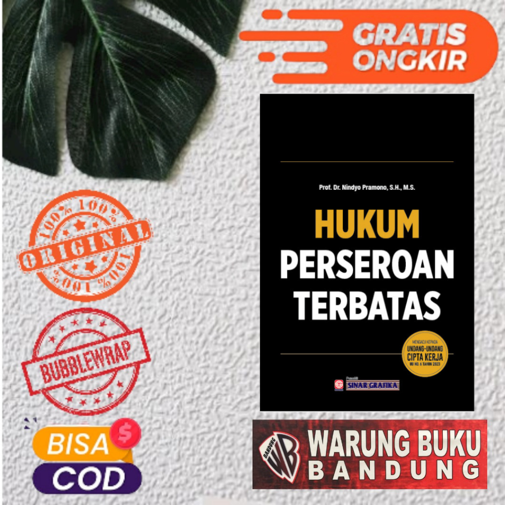 Jual Buku Hukum Perseroan Terbatas - Prof. Dr. Nindyo Pramono, S.H., M ...
