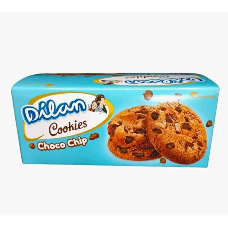 Jual DILAN COOKIES CHOCO CHIPS MURAH 12 gram isi 23 pcs per box ...