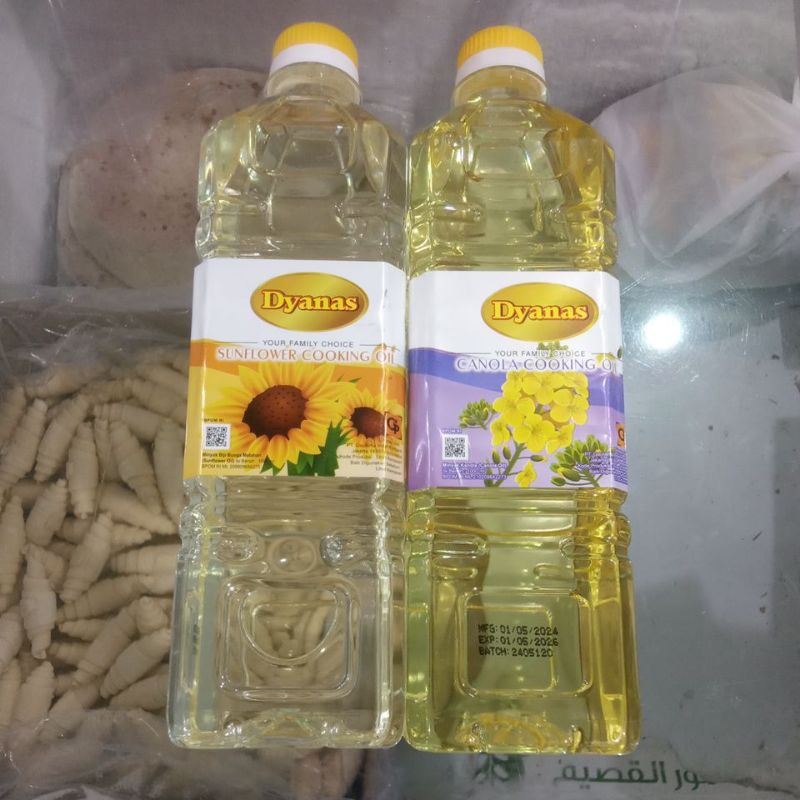 Jual Minyak Dyanas sunflower cooking oil, canola cooking oil 1ltr ...