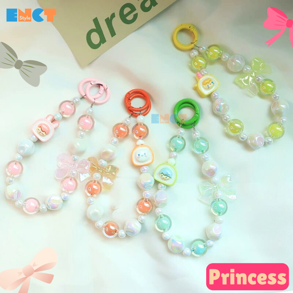 Jual Phone Strap Gantungan Hp aesthetic Korean Chain Handphone Lanyard ...