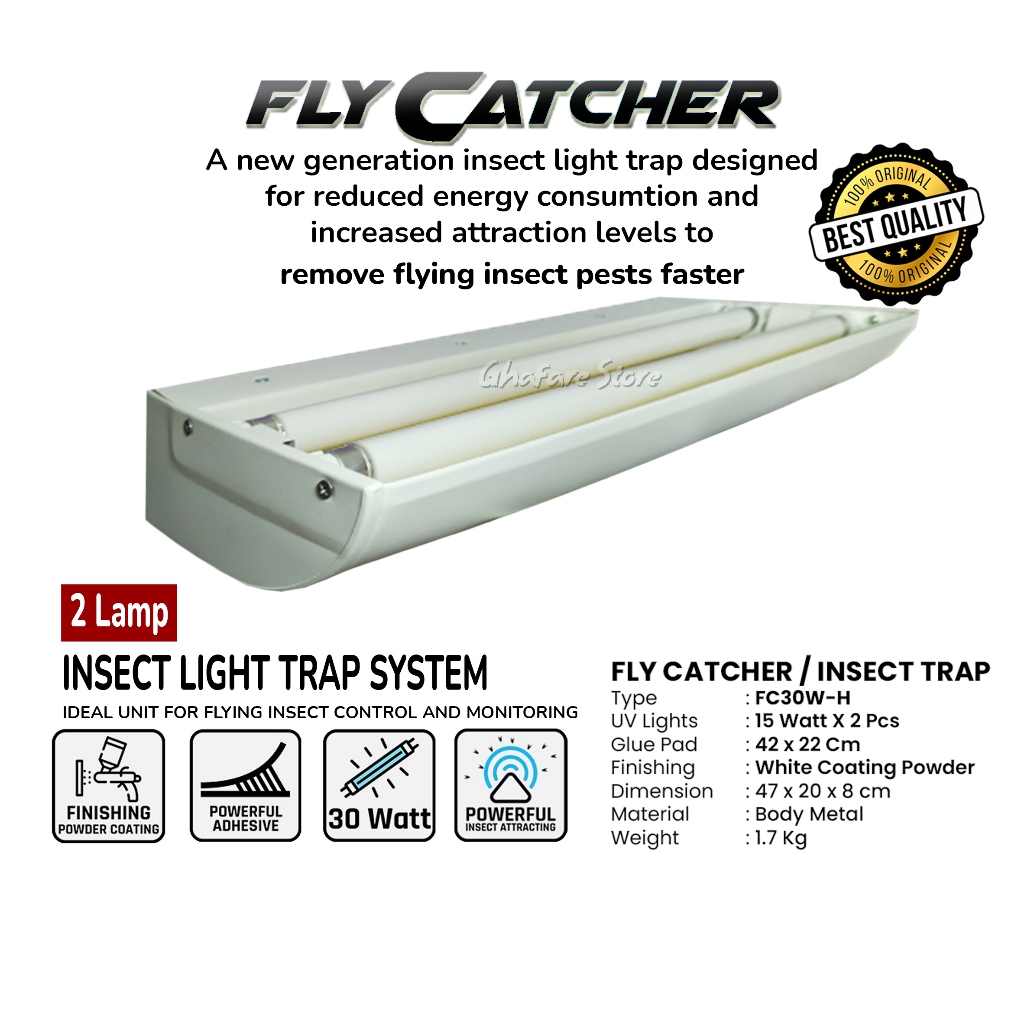 Jual [FC30W-H] Fly Catcher 30 Watt | Lampu Perangkap Serangga Terbang 2 ...