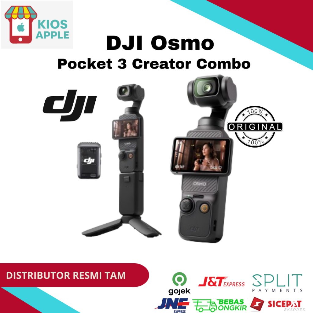Jual DJI Osmo Pocket 3 Creator Combo Garansi Resmi TAM | Shopee Indonesia