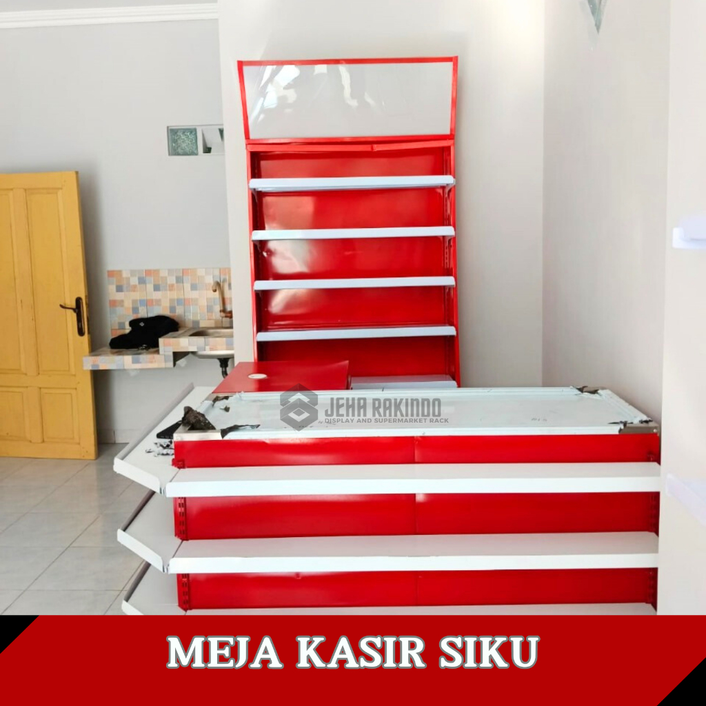Jual Meja kasir model siku meja kasir toko meja kasir minimarket meja ...