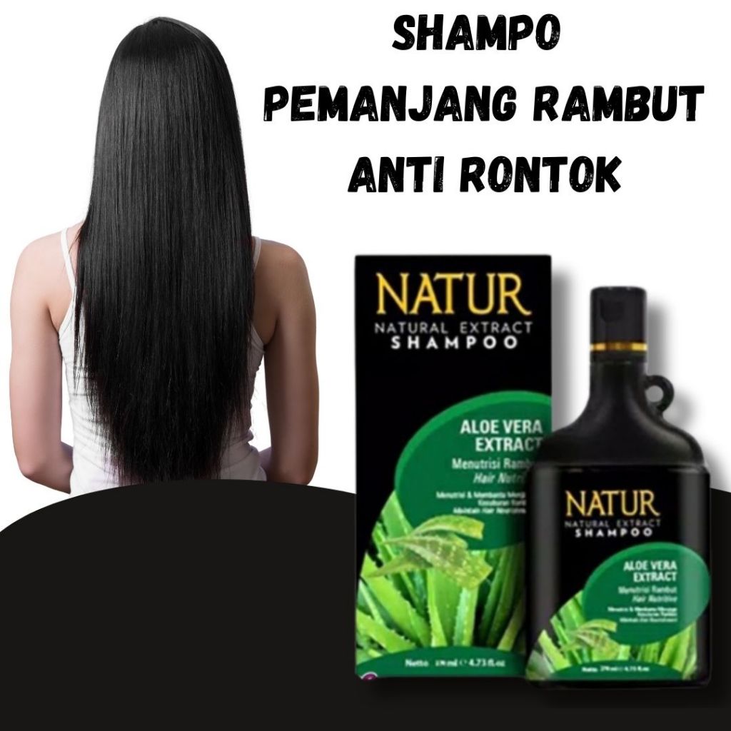 Jual Sampo Pemanjang Rambut Natur Anti Rontok dan Penumbuh Rambut ...