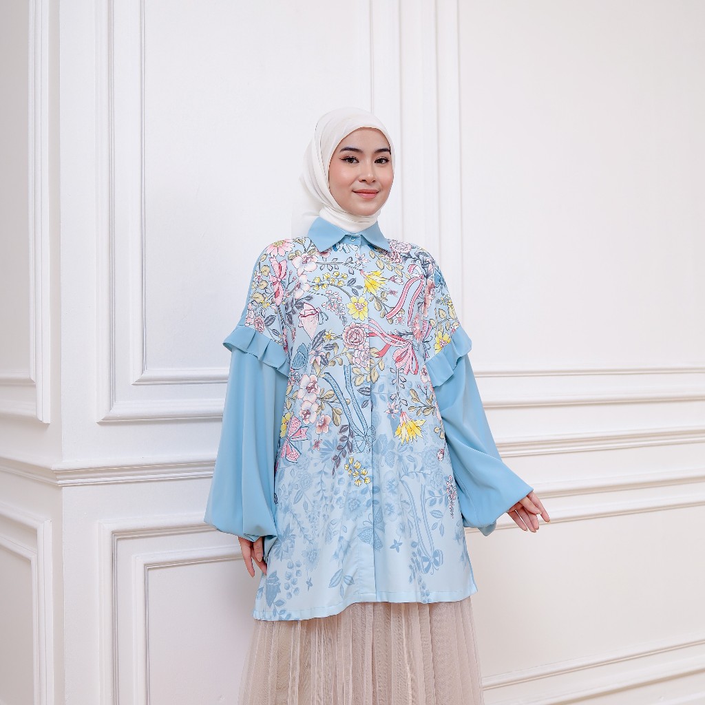 Jual Illeia - Temi Tittari Shirt - Kemeja Wanita | Shopee Indonesia