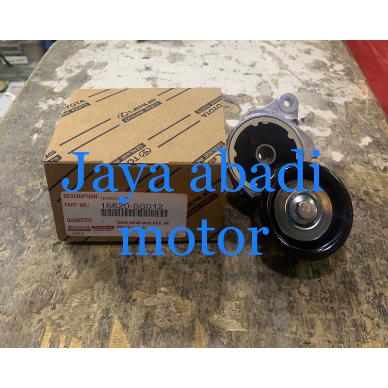 Jual Tensioner fan belt lexus LX570 URJ202 original toyota 16620-0S012 ...