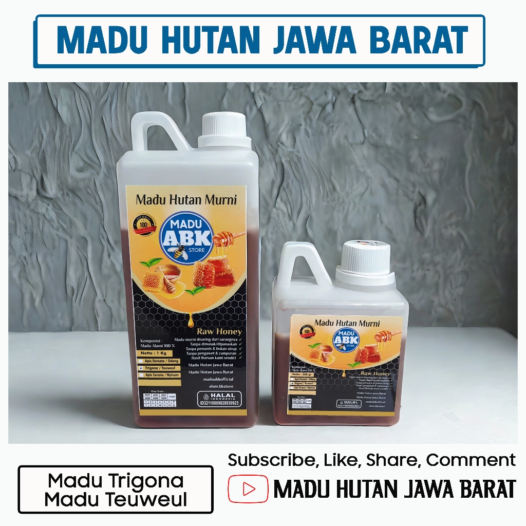 Jual Madu ABK - Madu Apis Trigona Madu Teuweul Murni Asli Raw Honey 100 ...