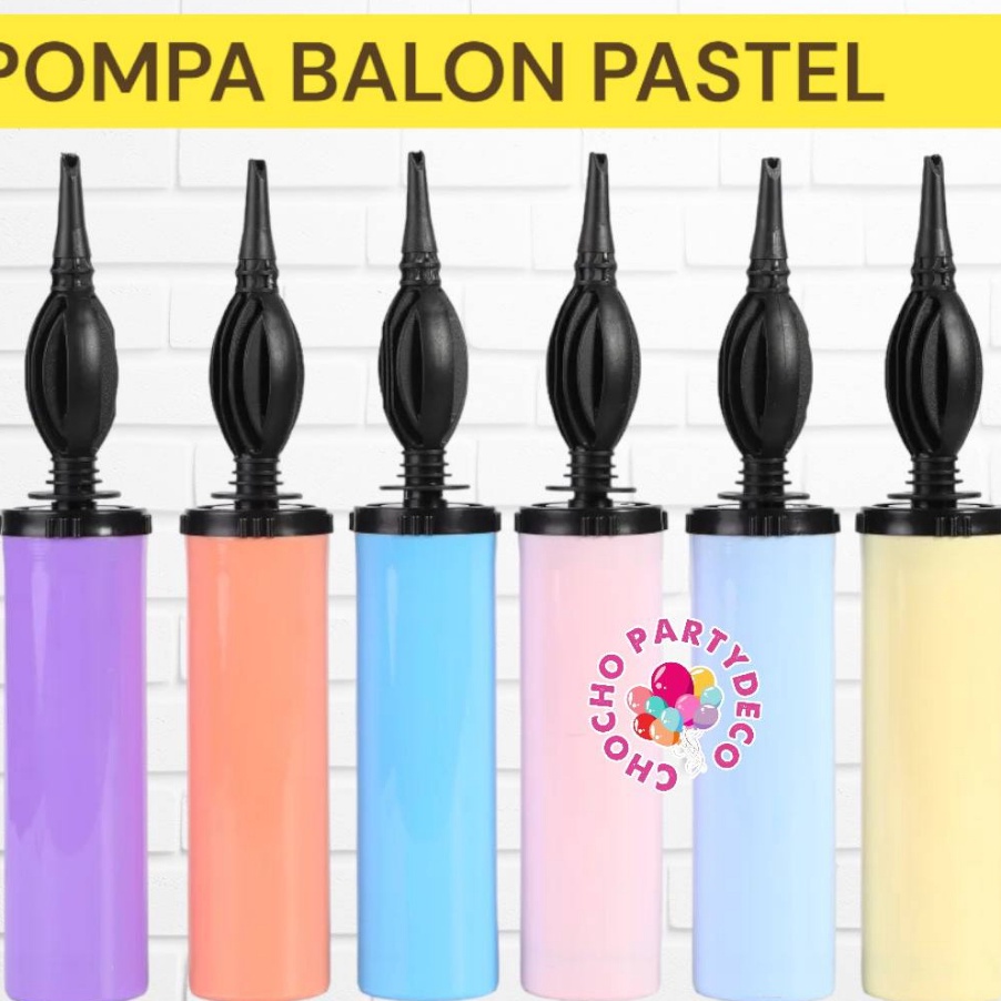 Jual FG2 Pompa Balon Ulang Tahun PASTEL Pompa Balon Tangan Manual ...
