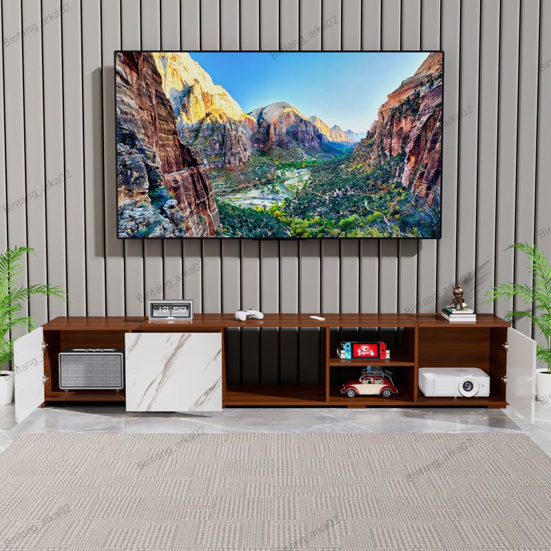 Jual meja tv rak tv minimalis modern ukran 200cm | Shopee Indonesia