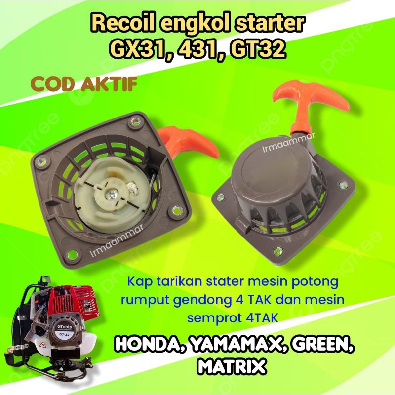 Jual Starter tarik GX-31 / 431 recoil selahan mesin potong rumput ...