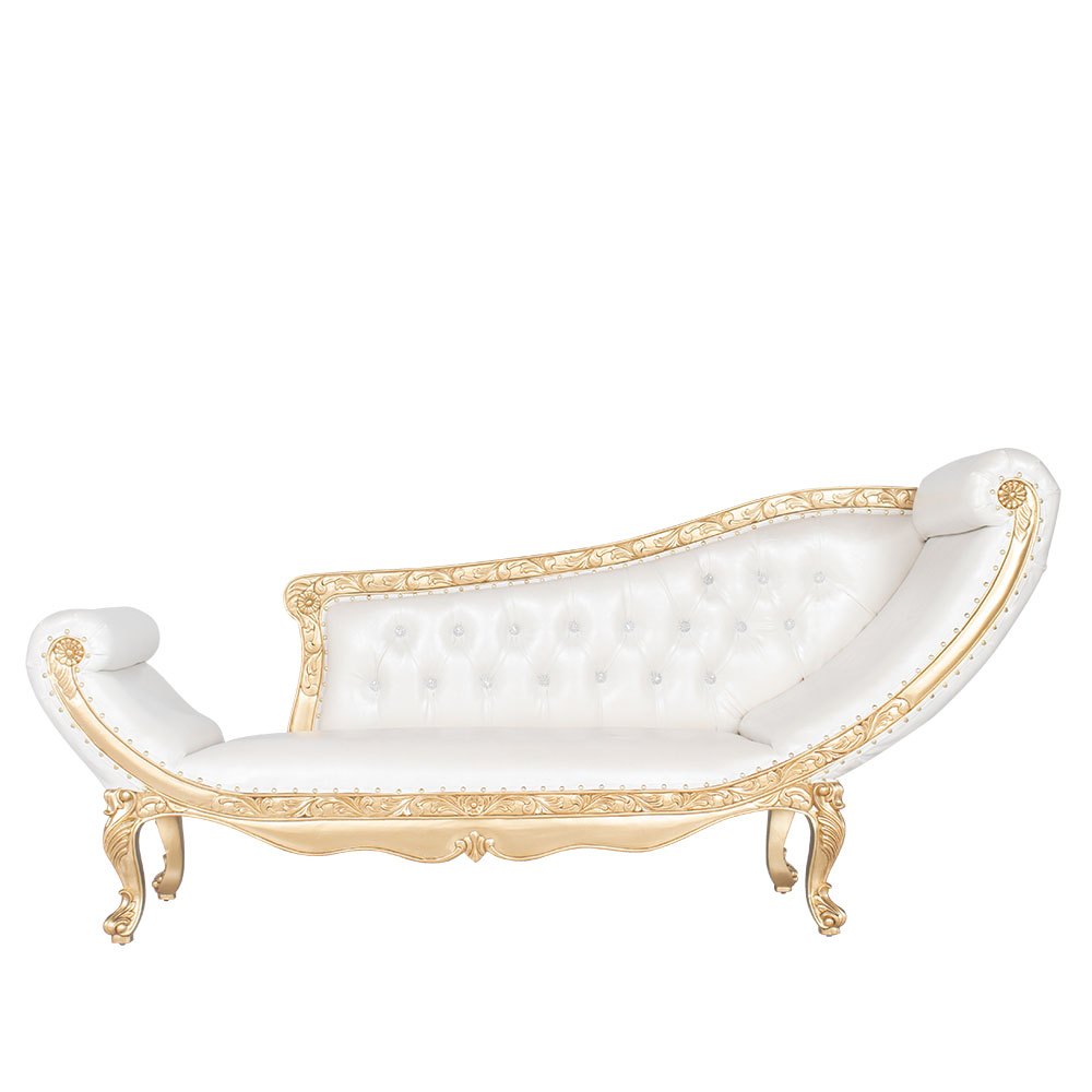 Jual Ardena Chaise Lounges Style 2 Gold-White Sofa Pernikahan Pengantin ...