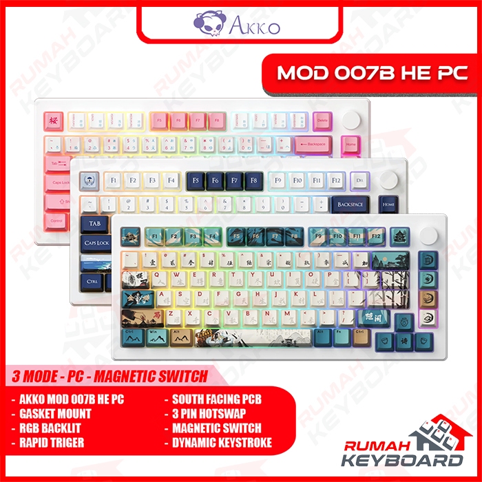 Jual AKKO - Mod 007B - HE - Pc - 75% - Magnetic - PC - Rgb - Mechanical ...