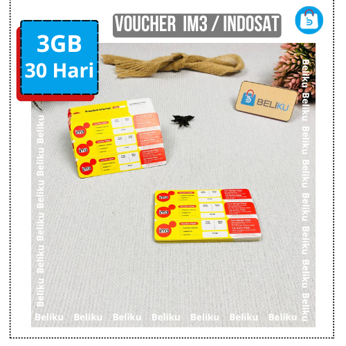 Jual Voucher Kuota Indosat IM3 3 GB 28 Hari TERMURAH | Shopee Indonesia