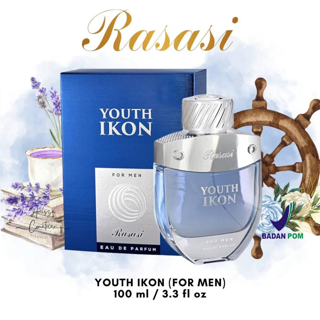 Jual Parfum Rasasi Youth Ikon for Men EDP 100 ml | Shopee Indonesia