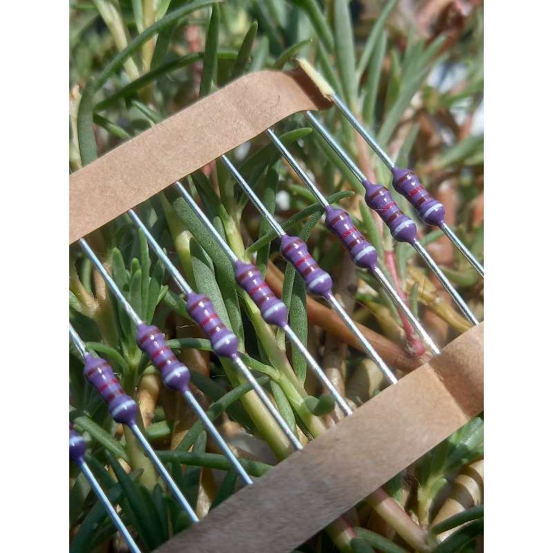 Jual resistor ZERO 9k1 ohm 1/4 wat 1% large body full coper harga untuk ...