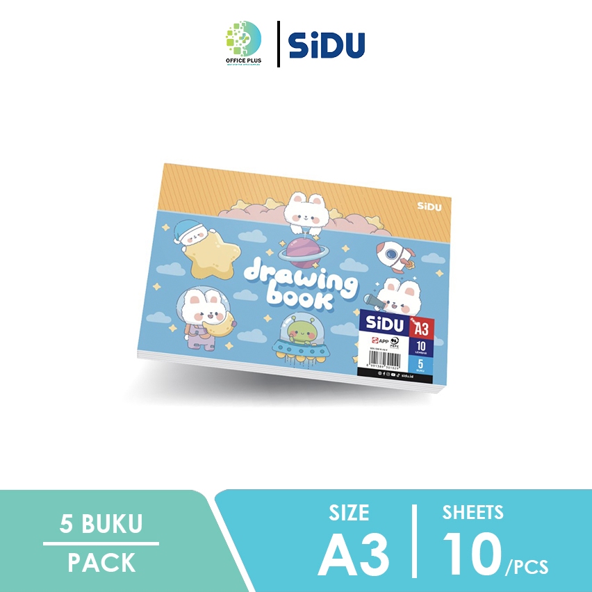Jual SIDU Buku Gambar A3 Drawing Book 1 Pack Isi 5 Pcs | Shopee Indonesia