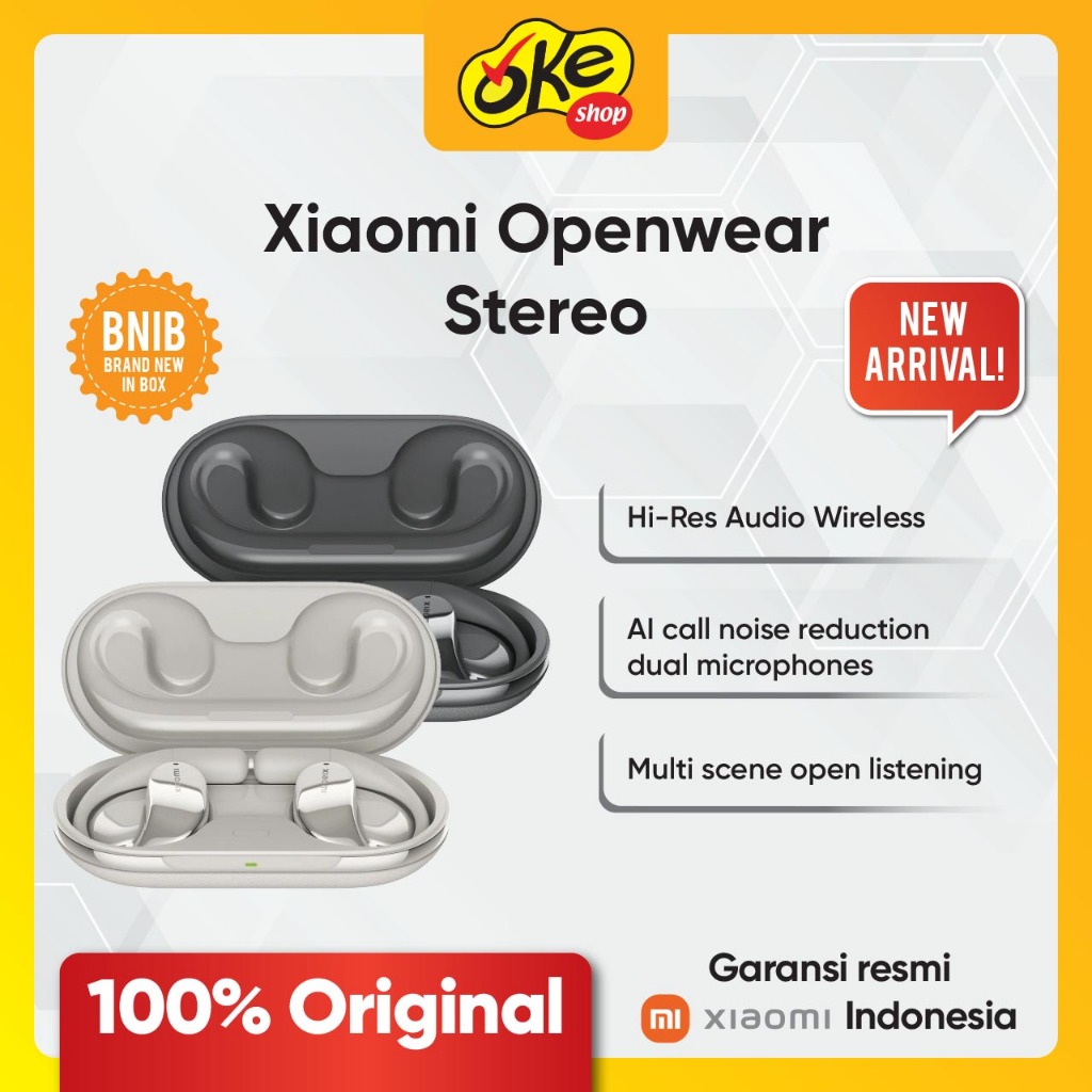Jual Xiaomi OpenWear Stereo TWS Hi-Res Audio ANC | Shopee Indonesia