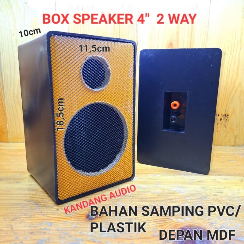 Jual BOX SPEAKER 4" 2WAY BOX KOSONG 4" BOX SPEAKER MINIATUR 4" | Shopee ...