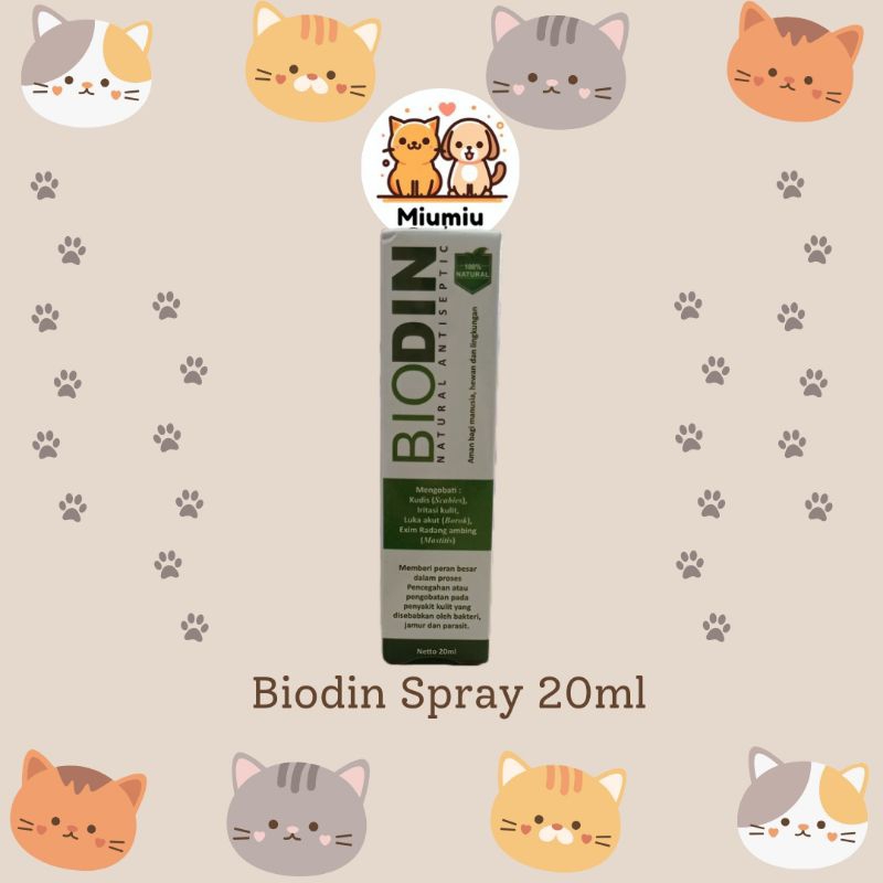 Jual Biodin Spray Obat Jamur untuk Hewan Spray | Shopee Indonesia