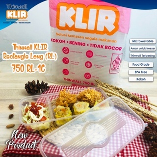 Jual KLIR isi 25 -Thinwall Klir 750 Rec Long RL-1C Persegi Panjang ...