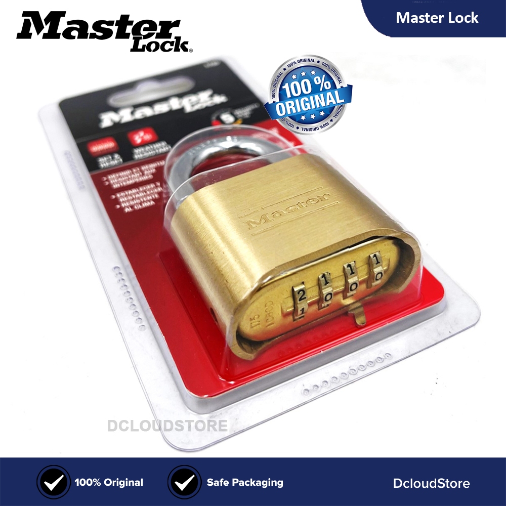 Jual Gembok Masterlock Kombinasi Kode Angka Nomor Master Lock | Shopee ...