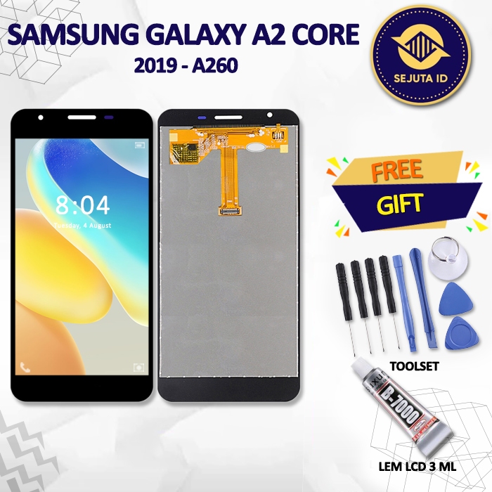 Jual LCD SAMSUNG A2 CORE 2019/A260 ORIGINAL FULLSET [ FREE TOOLSET + LEM LCD ] | Shopee Indonesia