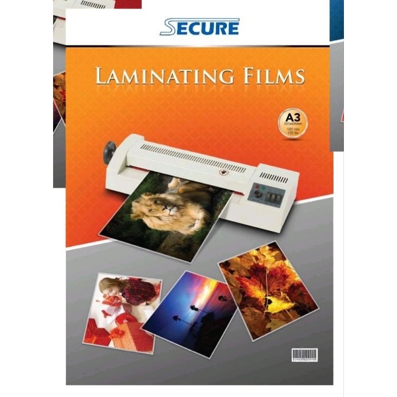 Jual SECURE A3 Plastik Laminating Film SECURE A3 Film Pouch 320x440mm ...