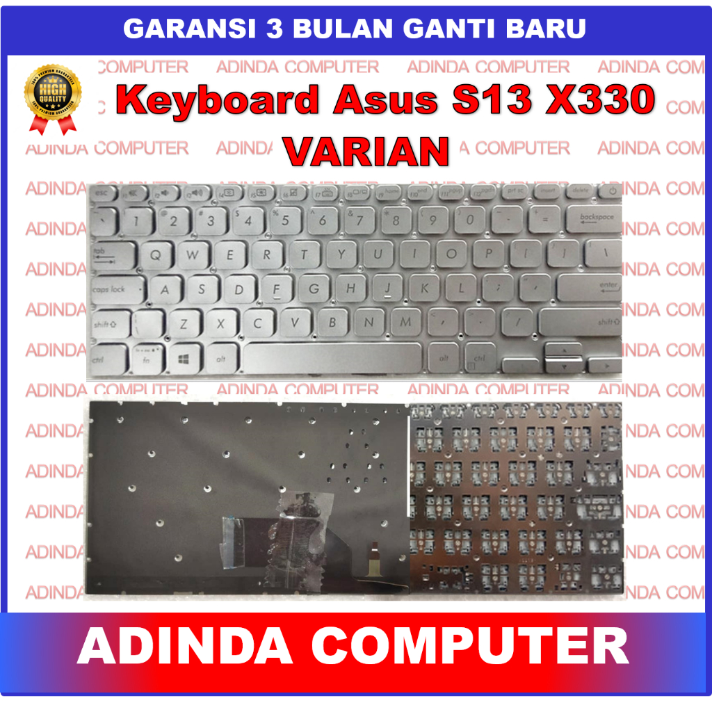 Jual Keyboard Asus Vivobook S13 X330 S330F 13U 13UA 13F Silver ...