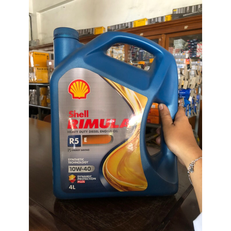 Jual Oli Shell Rimula R5E SAE 10w-40 (4L) | Shopee Indonesia