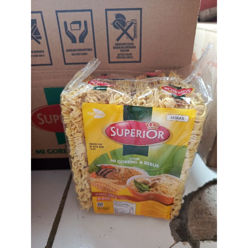 Jual MIE SUPERIOR isi 12 pcs/pack,mie untuk goreng dan Kuah | Shopee ...