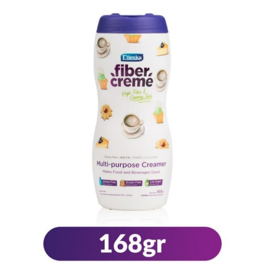 Jual ELLENKA Fiber Creme / Krimer Bubuk Tinggi Serat Botol 168g ...